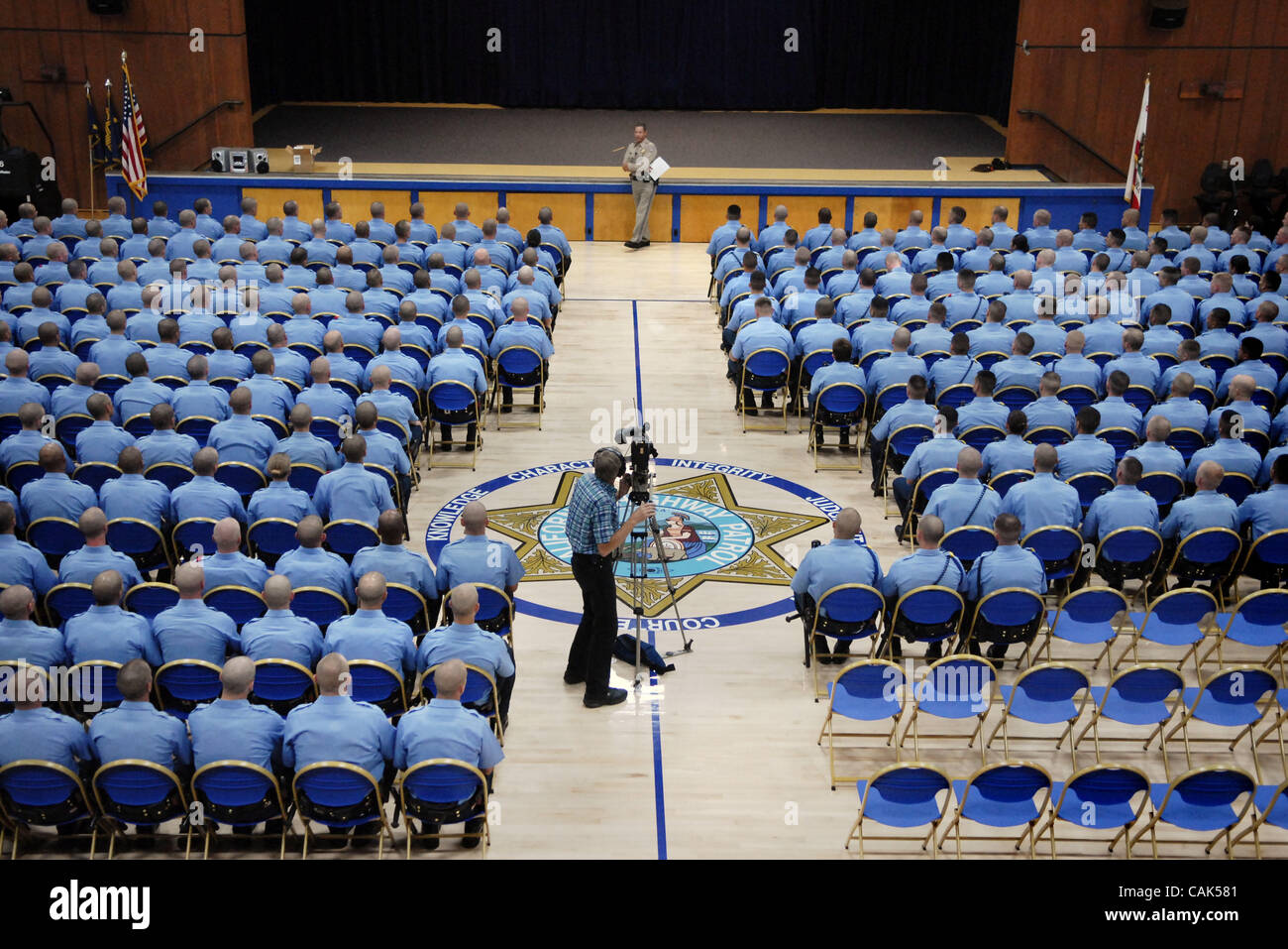 Inspirational officer hi-res stock photography and images - Alamy