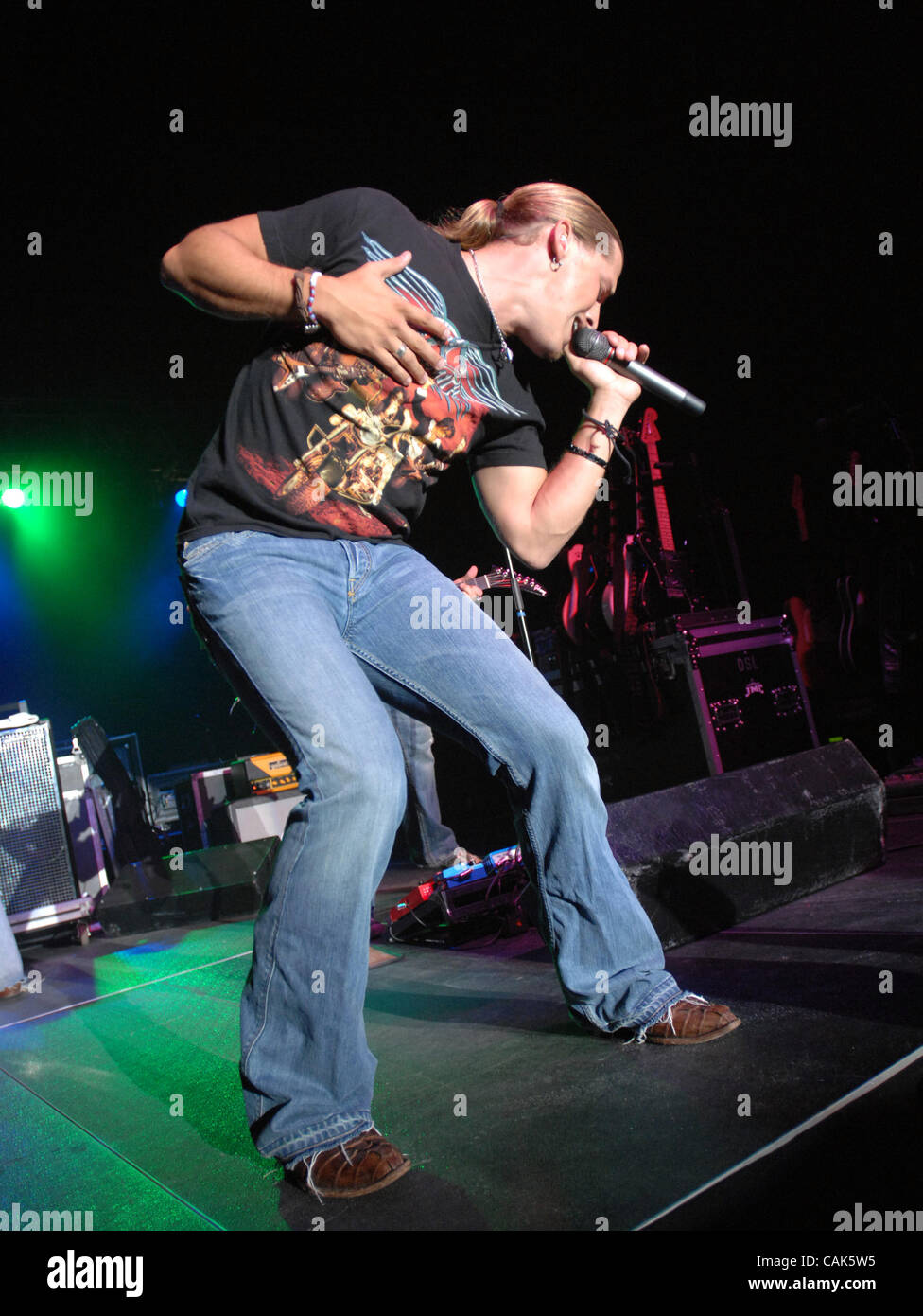 Sep 20, 2007 Fayetteville, NC; USA, Singer JASON MICHAEL CARROLL ...