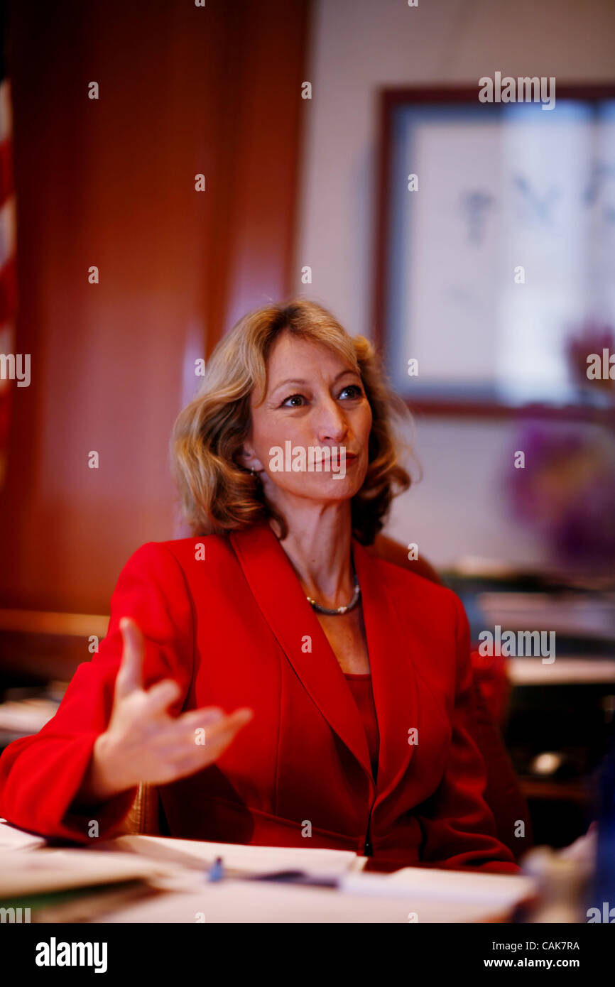 Secretary of State, Debra Bowen, inside her office, Thursday Sept. 20 ...