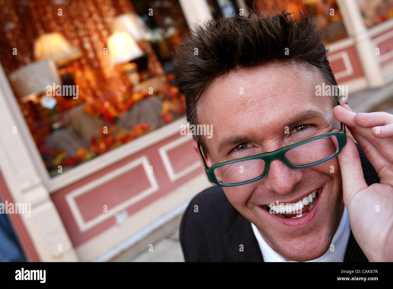 Headline; MICHAEL BUCKLEY, creator and star of "What the Buck". Caption ...