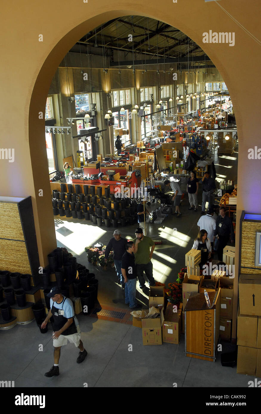 A flurry of activity fills the new Whole Foods Market, Monday, Sept. 24 ...