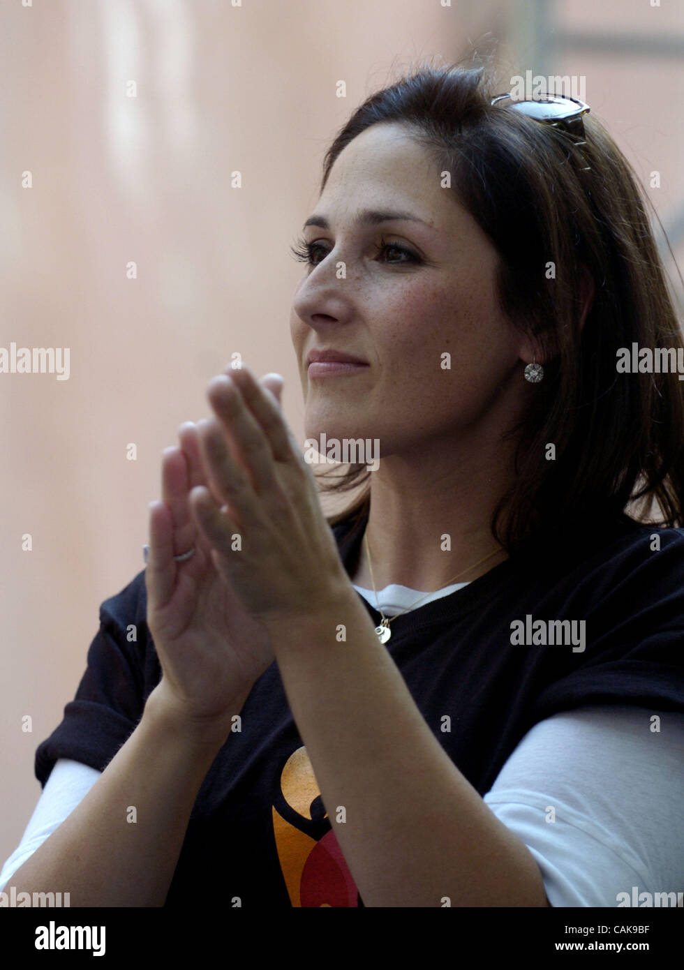 Ricki Lake emcees a program in Bryant Park to launch Deliver Now for ...