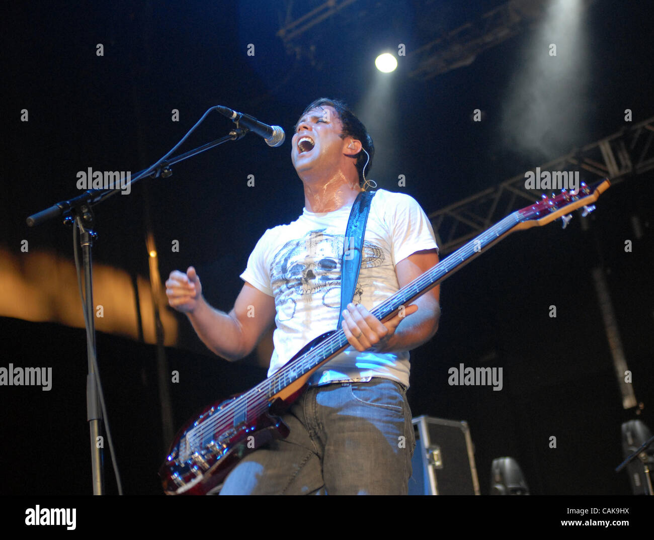 Sep. 26, 2007 Raleigh, NC; USA, Singer / Bass Guitarist JOHN COOPER of ...