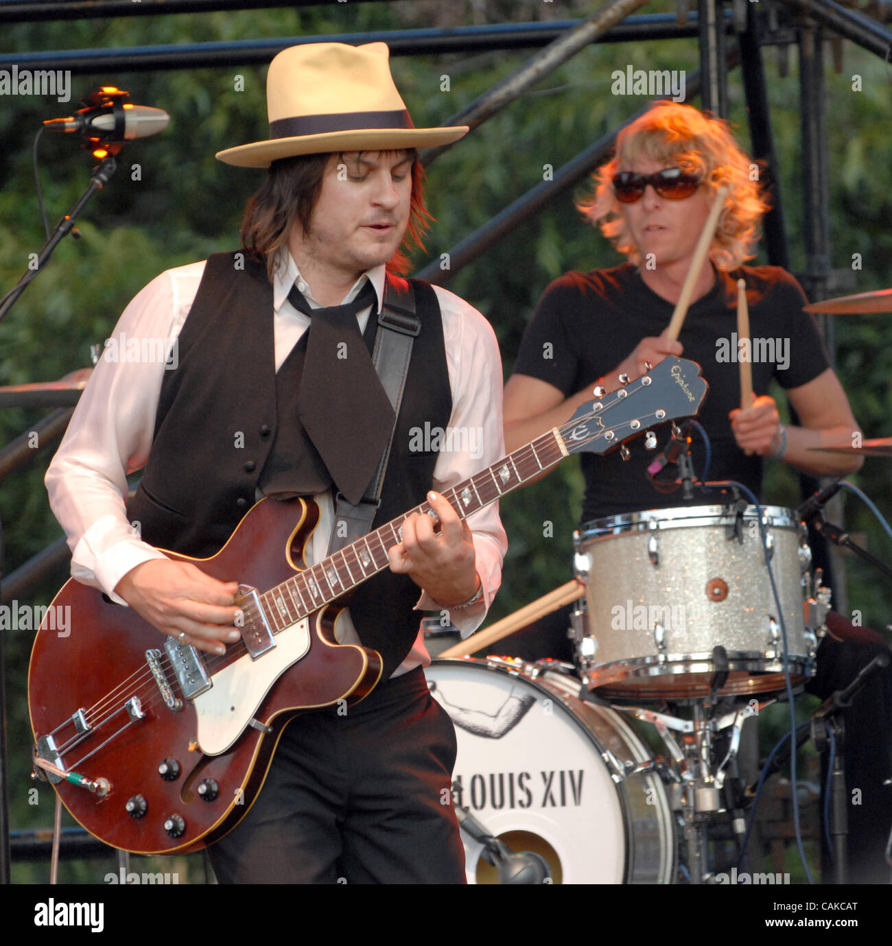 Sep. 14, 2007 Austin, TX; USA, Singer JASON HILL and Drummer MARK ...