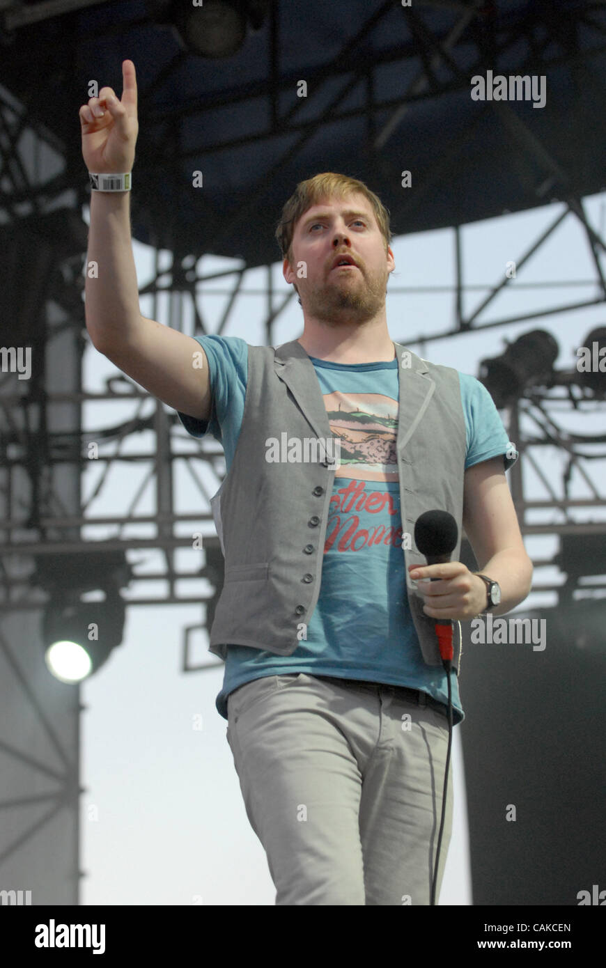 Sep. 14, 2007 Austin, TX; USA, Singer RICKY WILSON of the band The ...