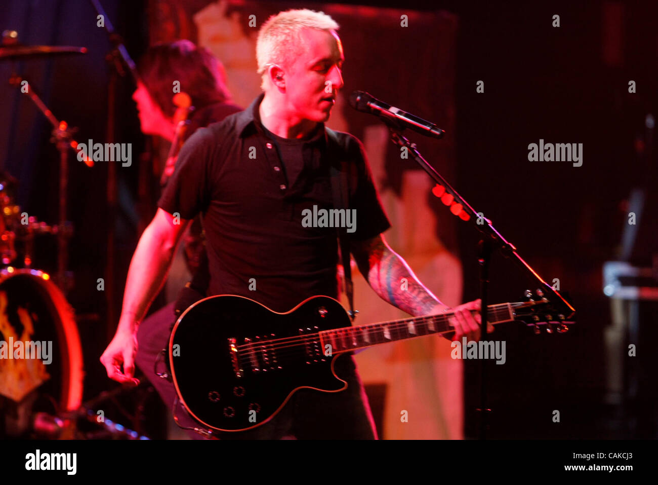 Yellowcard performing at The Nokia Theater in Times Square on September ...