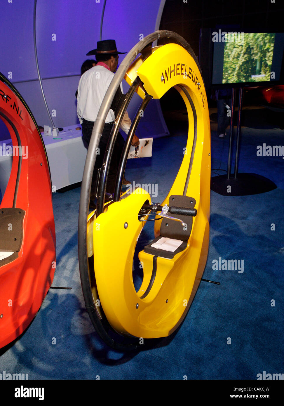 WheelSurf vehcile on display at the Wired Nextfest‚Ñ¢ at the Los ...