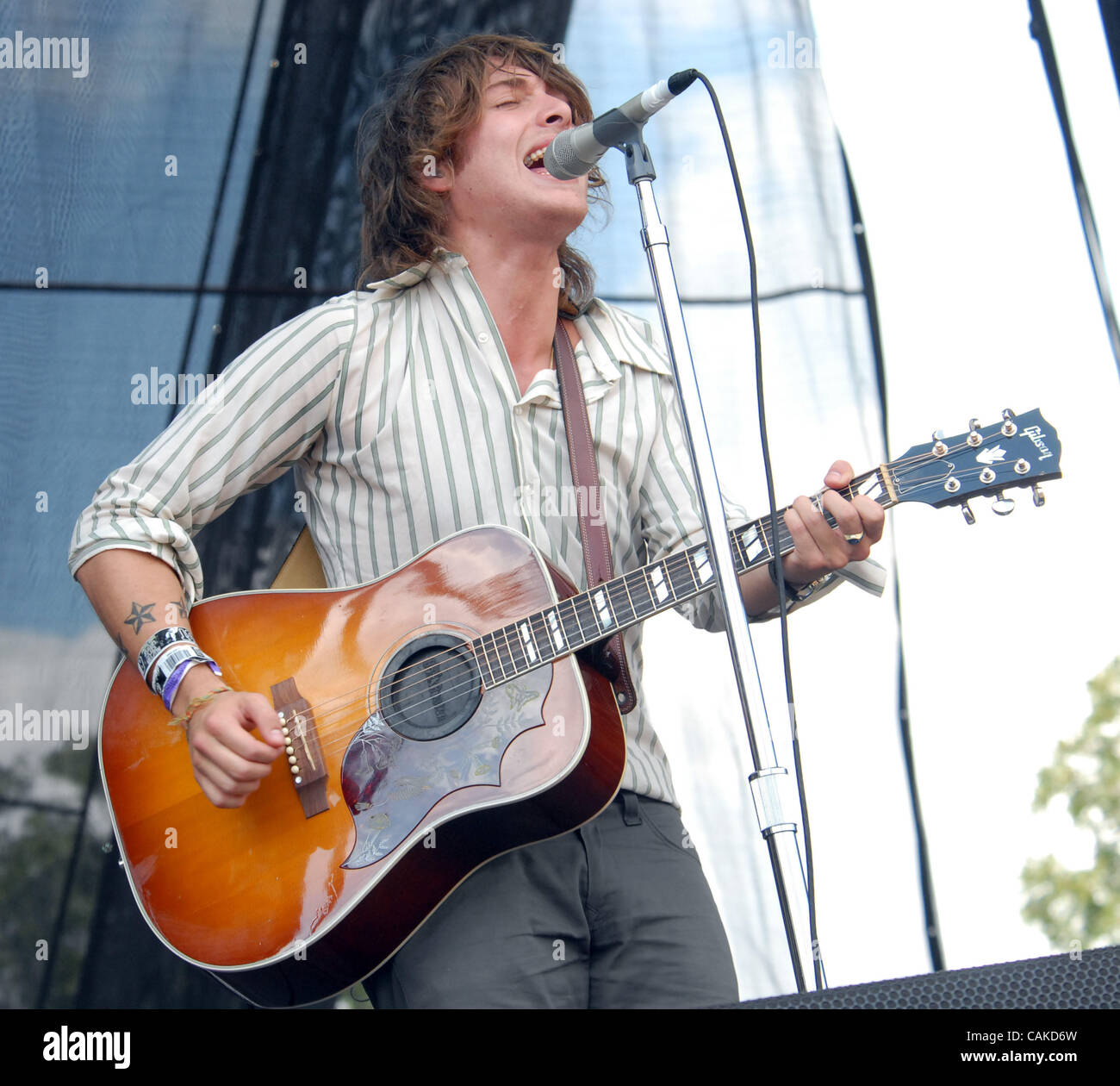 Sep. 15, 2007 Austin, TX; USA,- Singer PAOLO NUTINI performs live at ...
