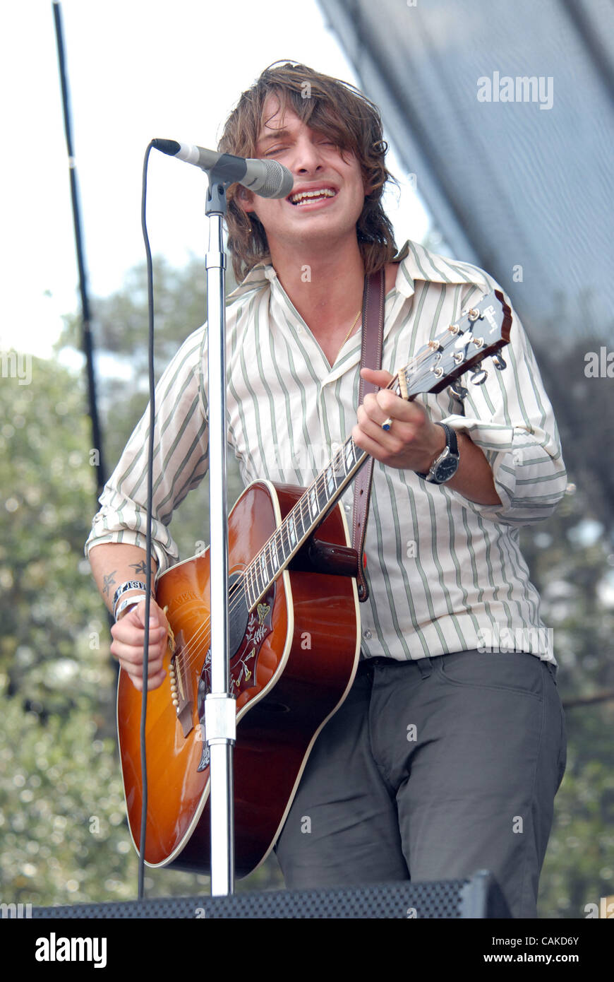Sep. 15, 2007 Austin, TX; USA,- Singer PAOLO NUTINI performs live at ...