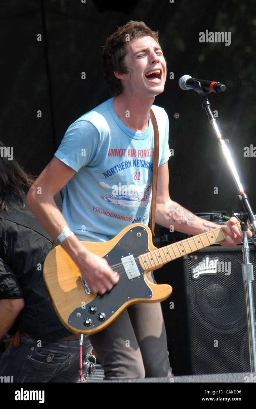 Sep. 15, 2007 Austin, TX; USA, Singer / Guitarist DAN LAYUS of the band ...