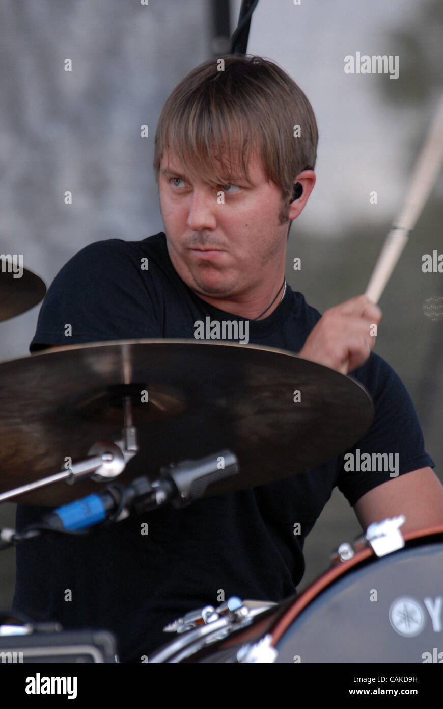 Sep. 15, 2007 Austin, TX; USA, Drummer JEREMY FURSTENFELD of the band ...