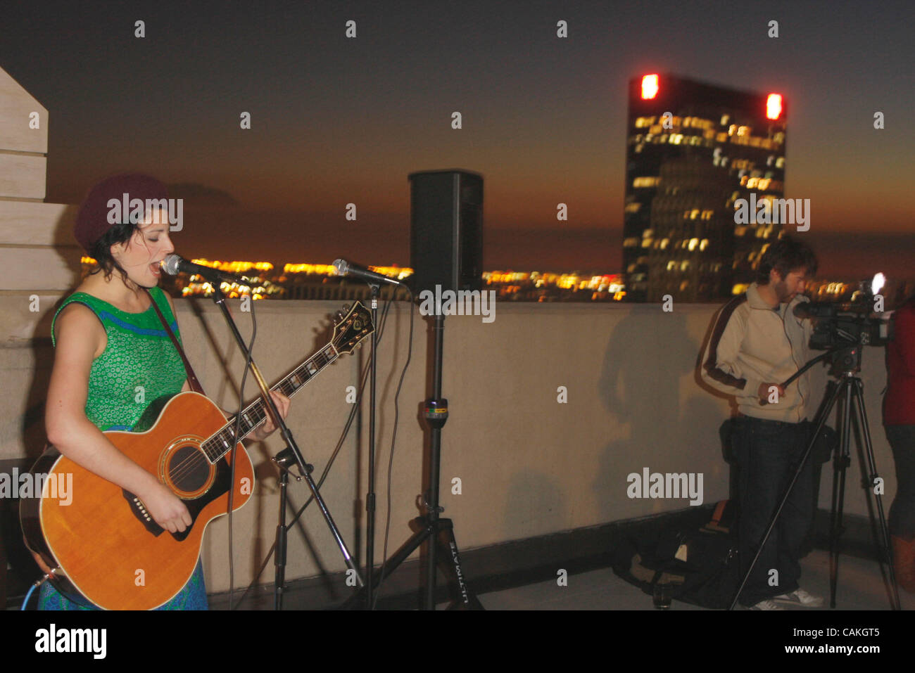 Carina Round performing in Manhatten September 17th, 2007 Stock Photo ...
