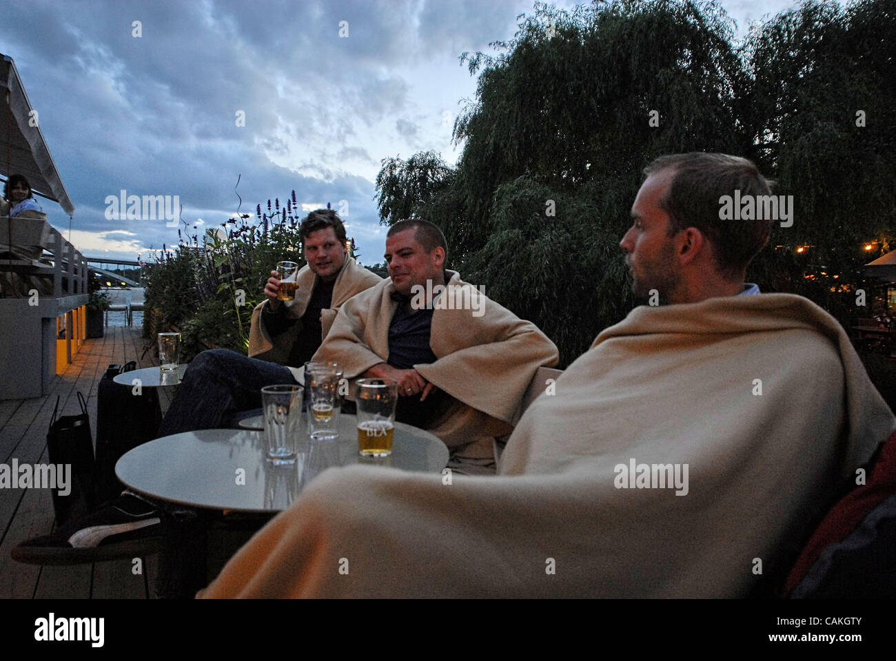 Sep 17, 2007 - Stockholm, Sweden - A restaurant built on barges ...
