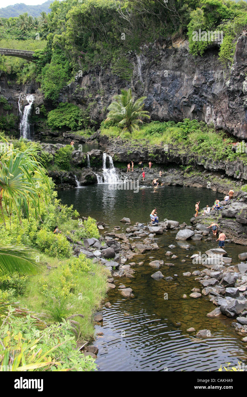 Maui hana seven sacred pools hi-res stock photography and images - Alamy