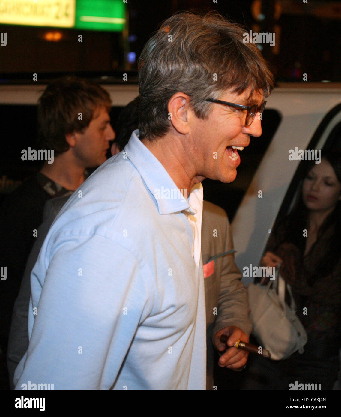American actor Eric Roberts partying in a restaurant on Tverskaya ...