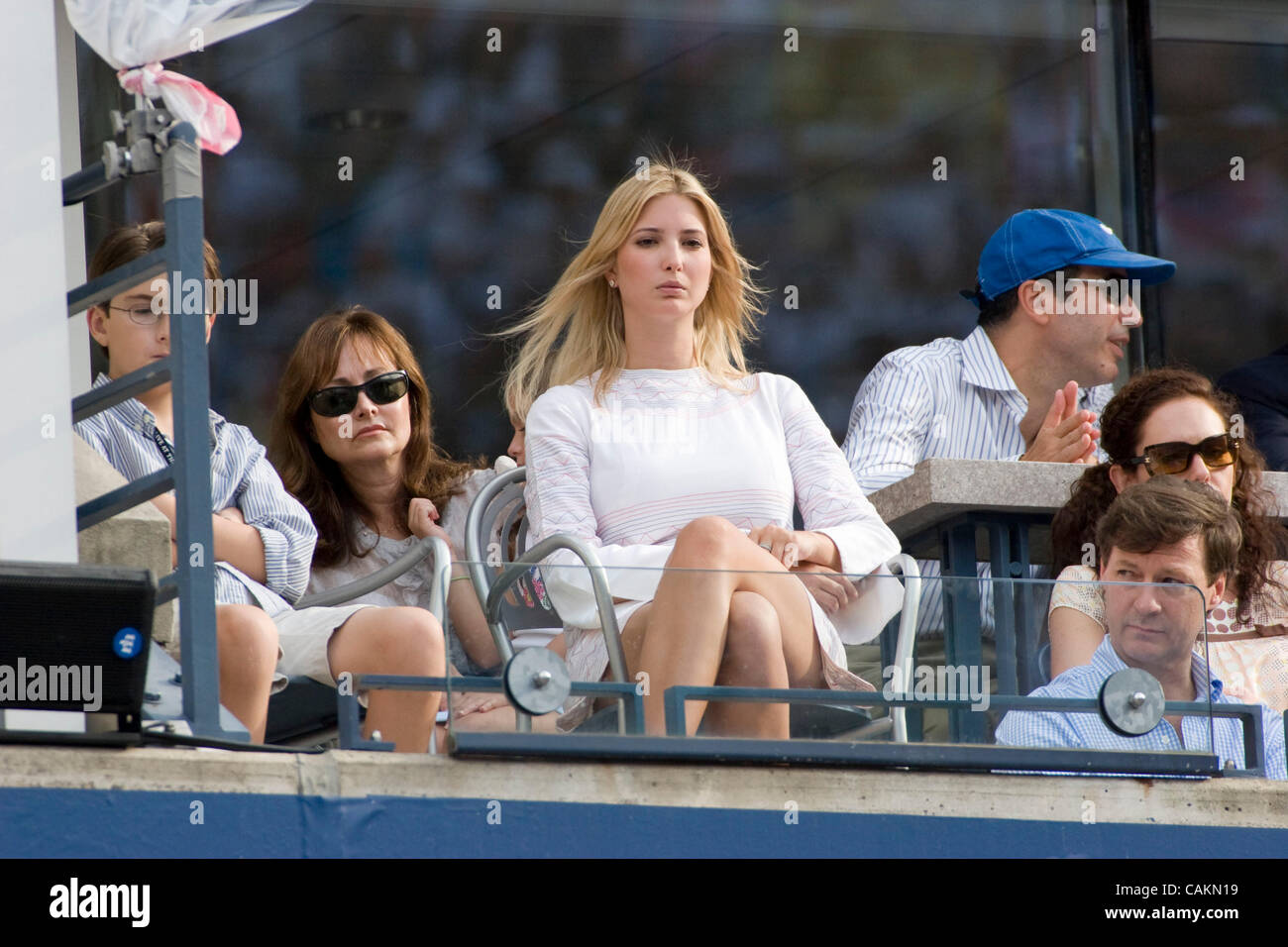 Ivanka Trump at the 2007 US Open Tennis Championships men's final Stock ...