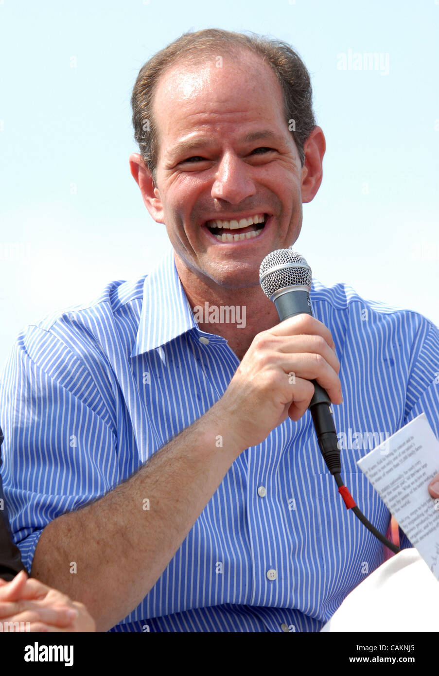 Sep. 9, 2007 New York, NY; USA, New York Governor ELIOT SPITZER speaks ...