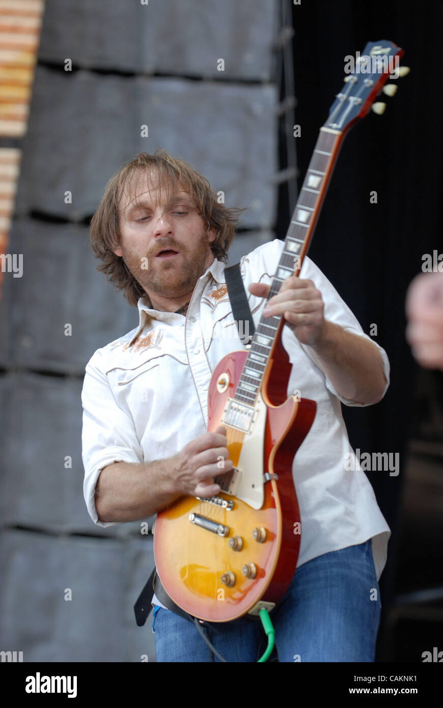 Sep. 9, 2007 New York, NY; USA, Guitarist RONTROSE HEATHMAN of the band ...