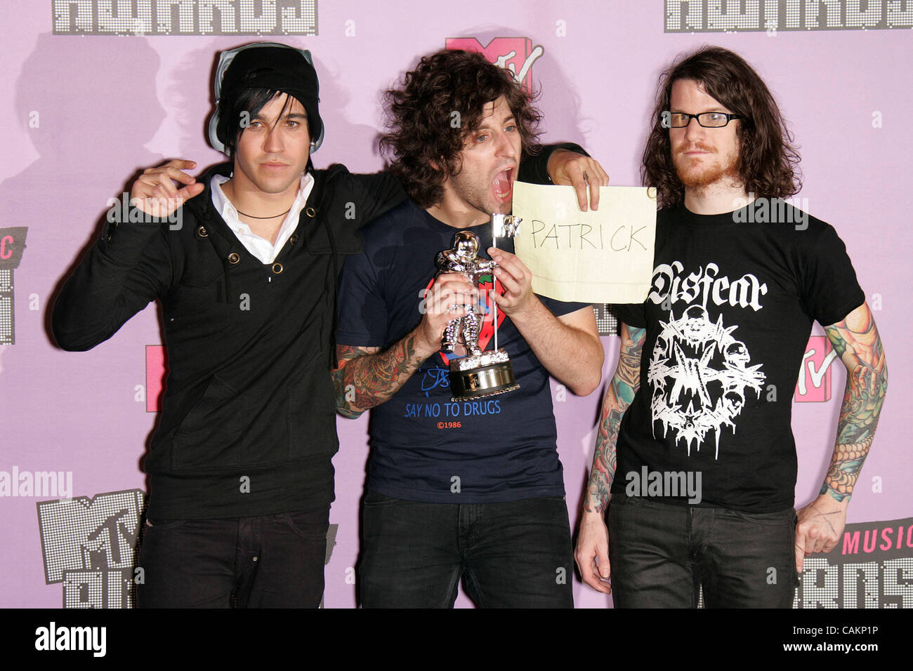 Sep 9, 2007 - Las Vegas, Nevada, USA - Musical Group FALL OUT BOYS at ...