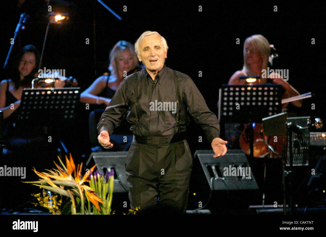 Charles aznavour in concert hi-res stock photography and images - Alamy