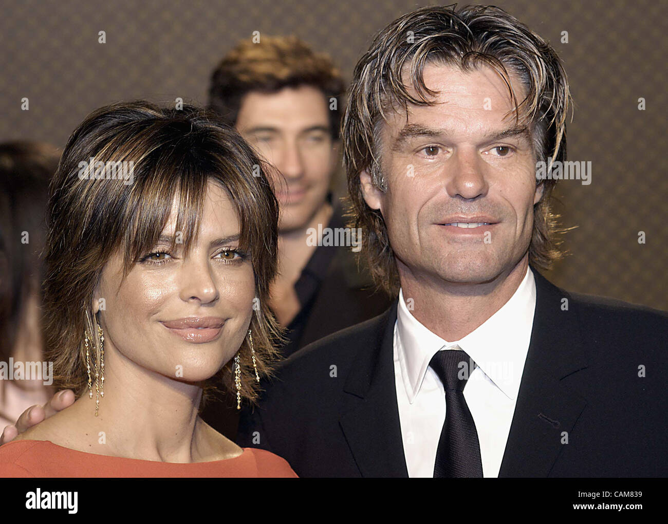 Lisa rinna with harry hamlin 2003 hi-res stock photography and images ...
