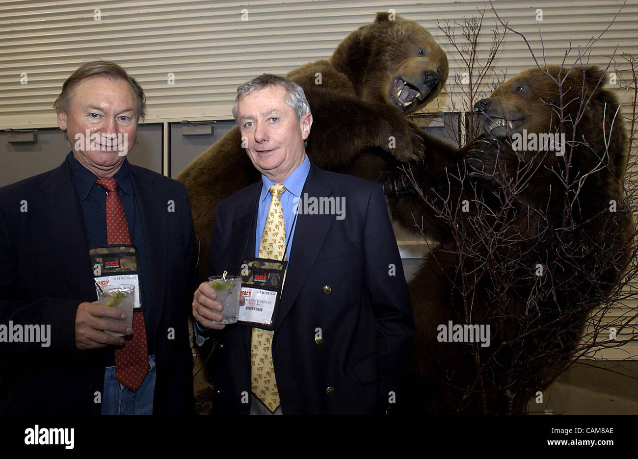 Jan. 22, 2004 - Reno, Nevada, USA - Gunsmith Graham Greener, right, and ...