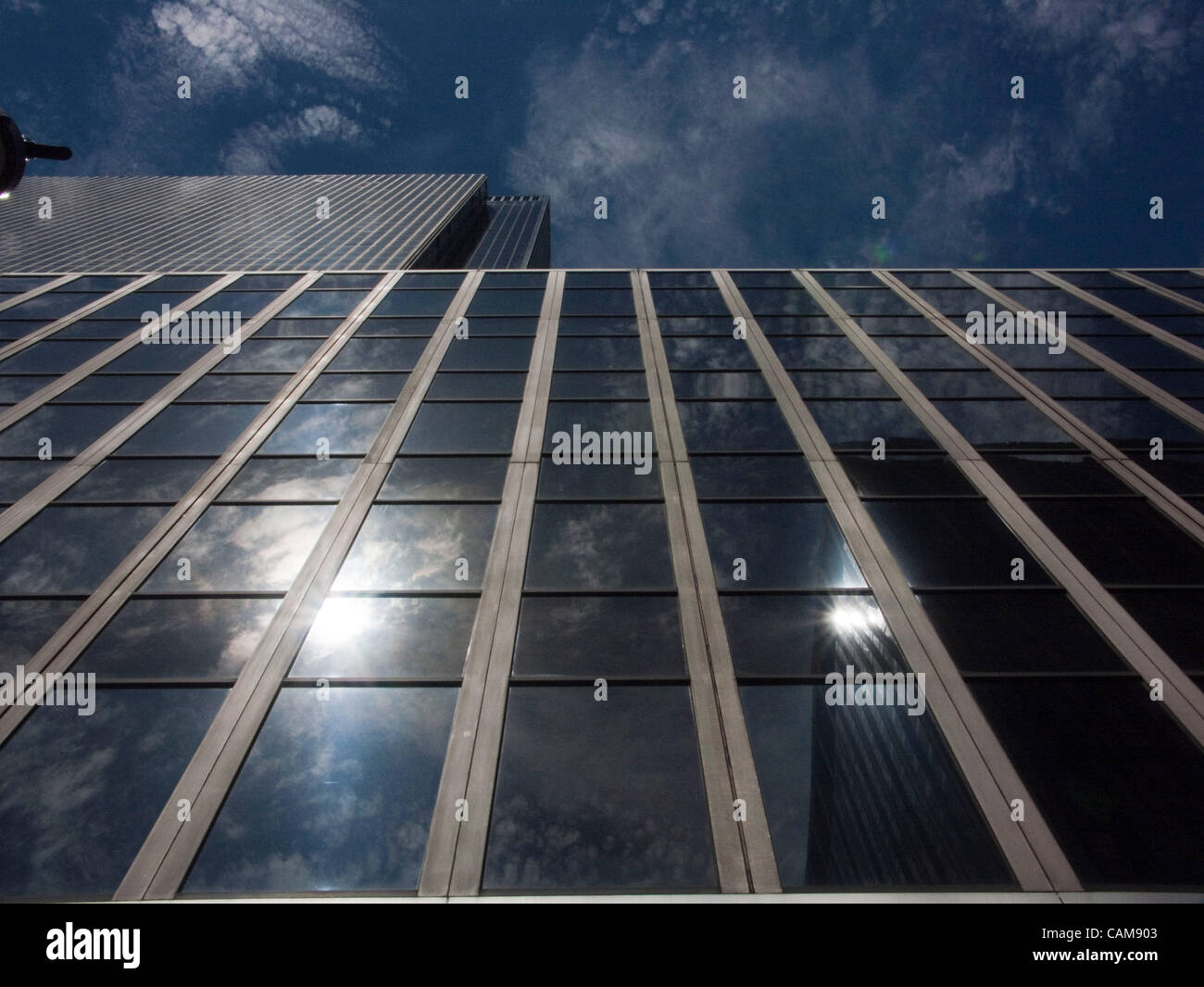 Reflective surfaces on buildings in New York City Stock Photo - Alamy