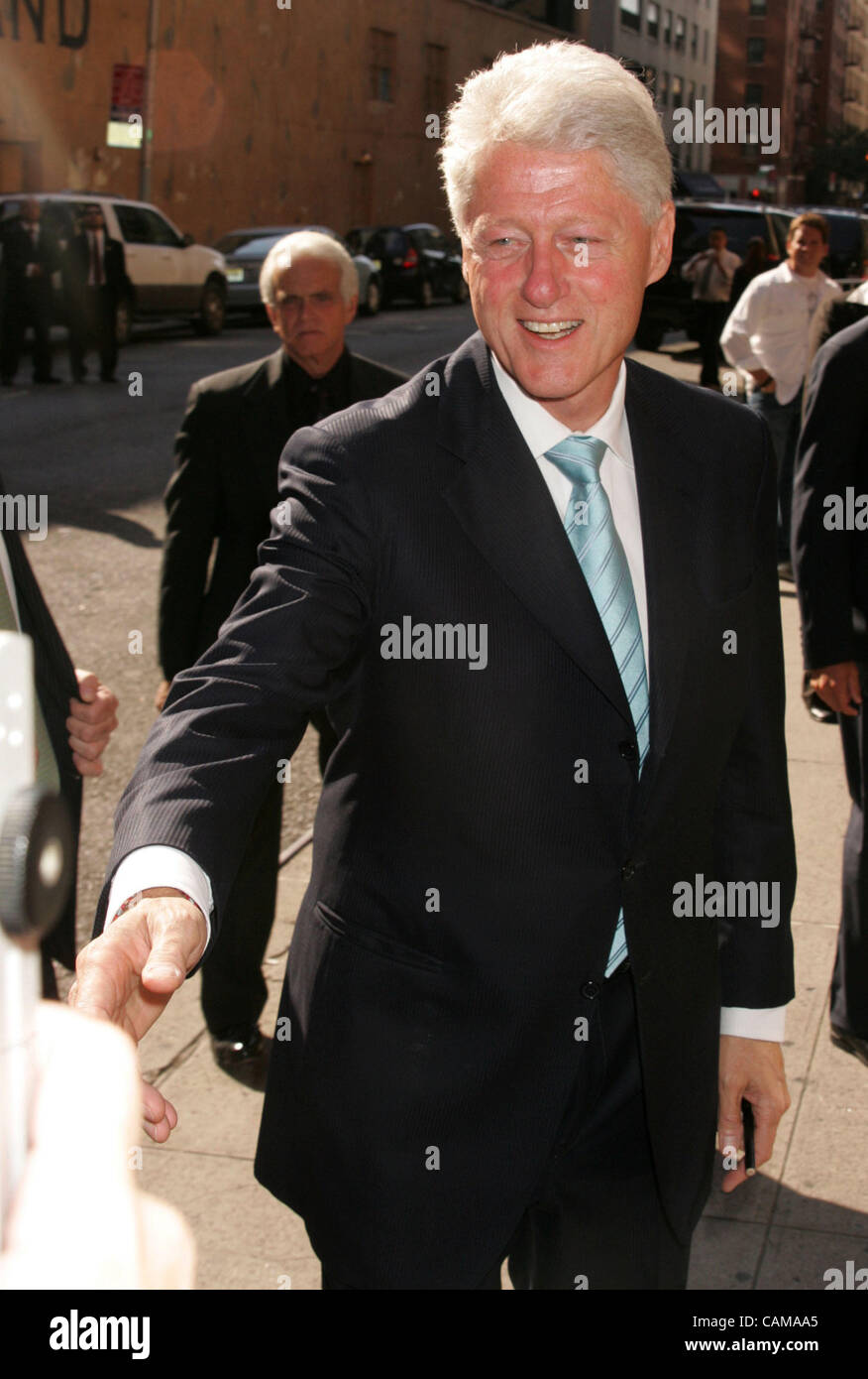 Sep 04, 2007 - New York, NY, USA -Former President BILL CLINTON at his ...