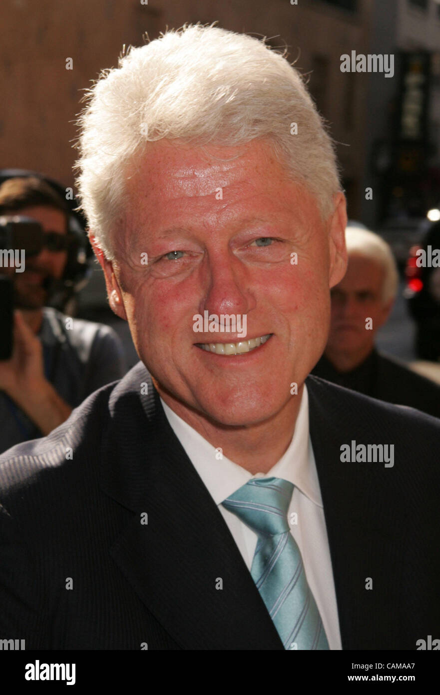 Sep 04, 2007 - New York, NY, USA -Former President BILL CLINTON at his ...