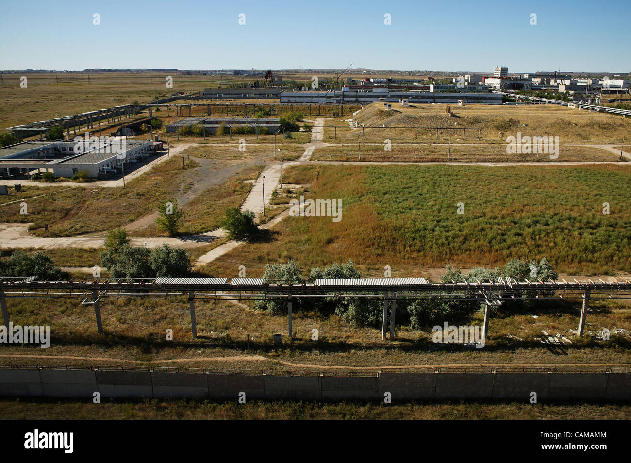Secret underground bunkers at the Soviet "Progress" bioweapons facility ...