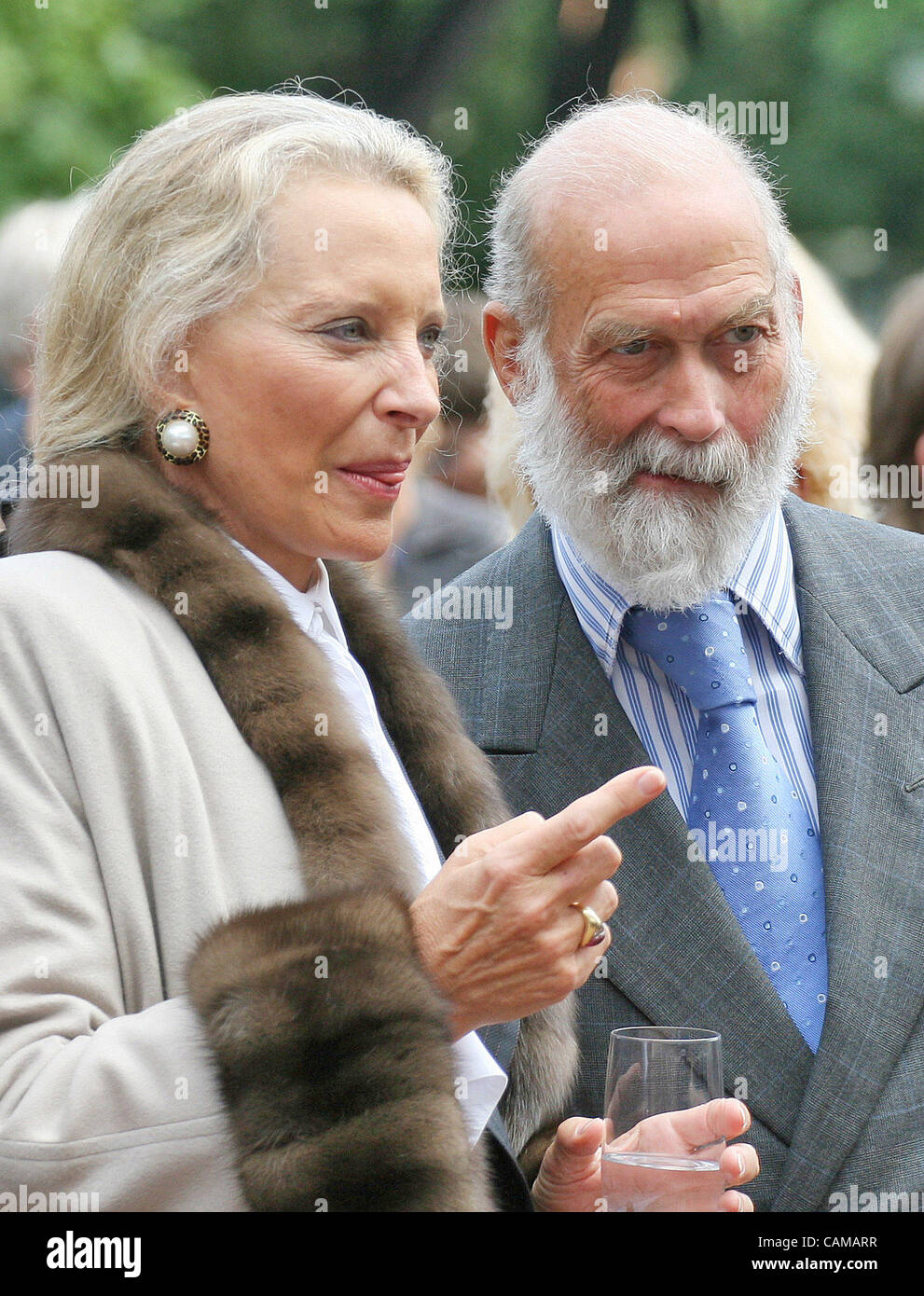 Prince Michael of Kent (r) and his spouse Princess Michael of Kent (l ...