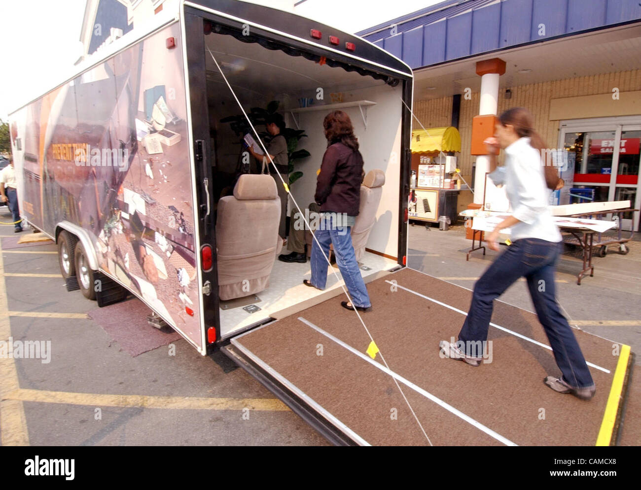 Participants experience a 7.0 earthquake while riding the Big Shaker ...
