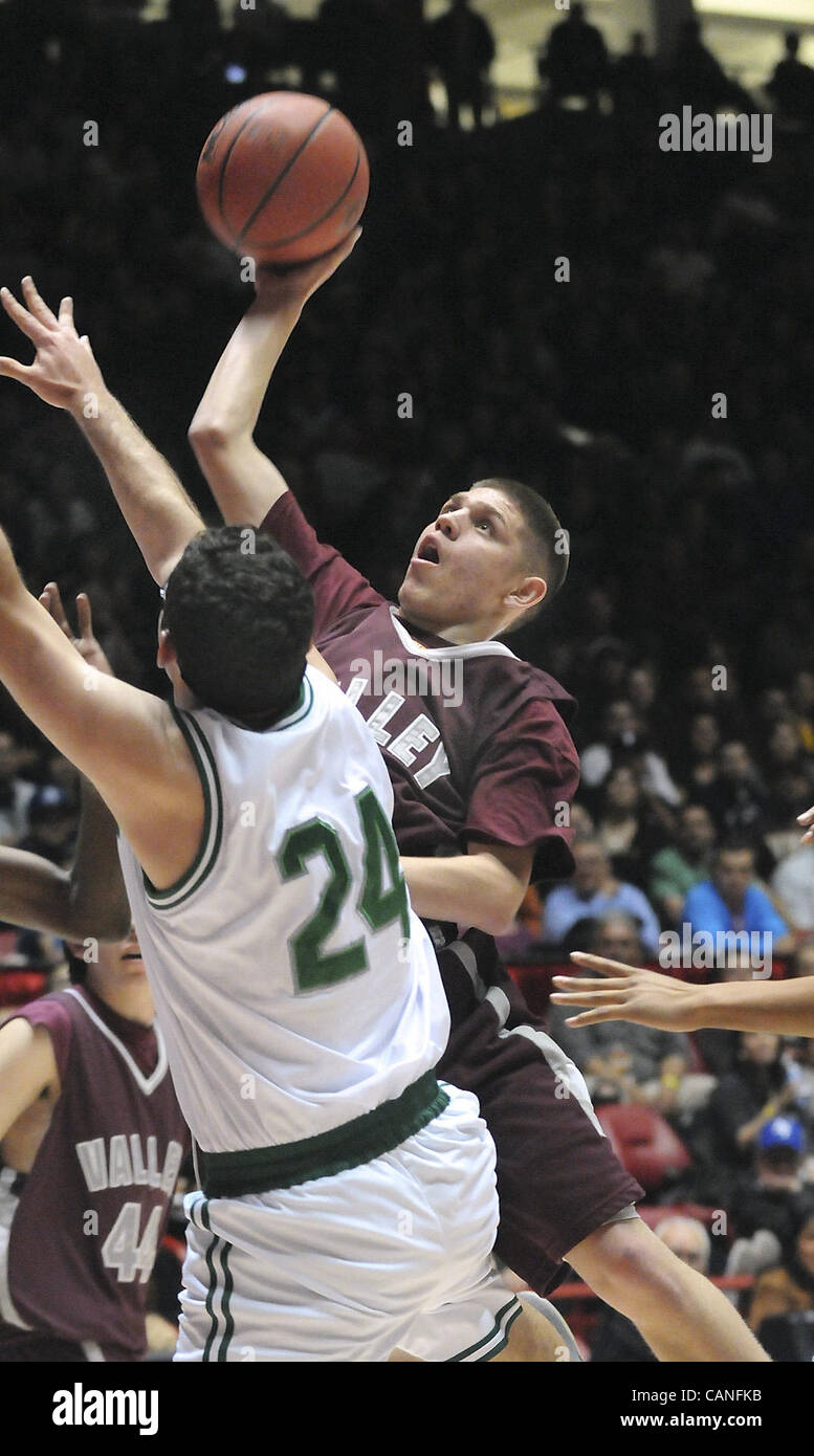 March 7, 2012 - Albuquerque, NM, U.S. - Valley's #1 Joseph Anaya takes ...