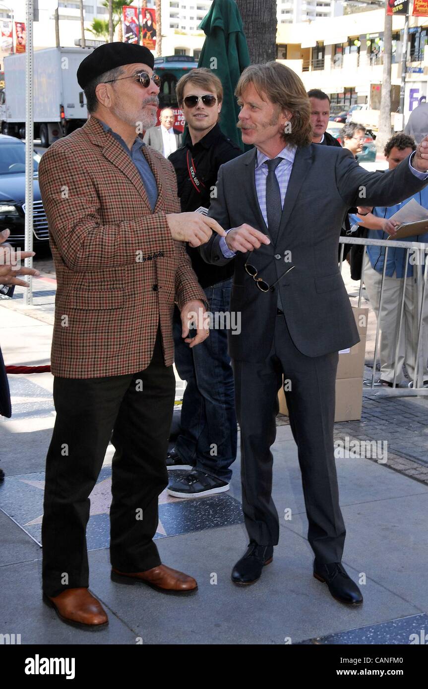 David Mamet, William H. Macy at the induction ceremony for Stars on the ...