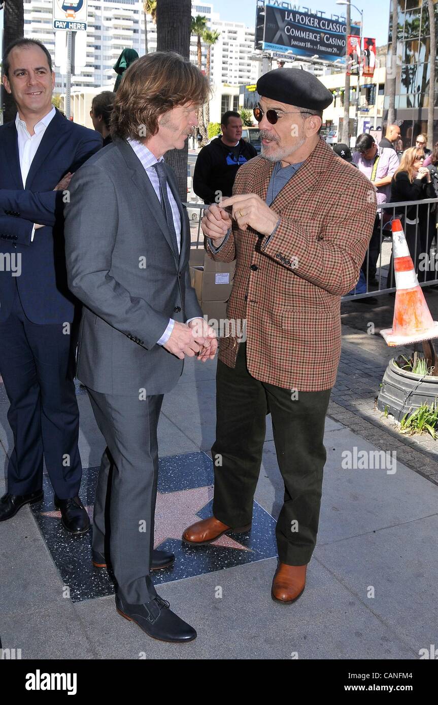 William H. Macy, David Mamet at the induction ceremony for Stars on the ...