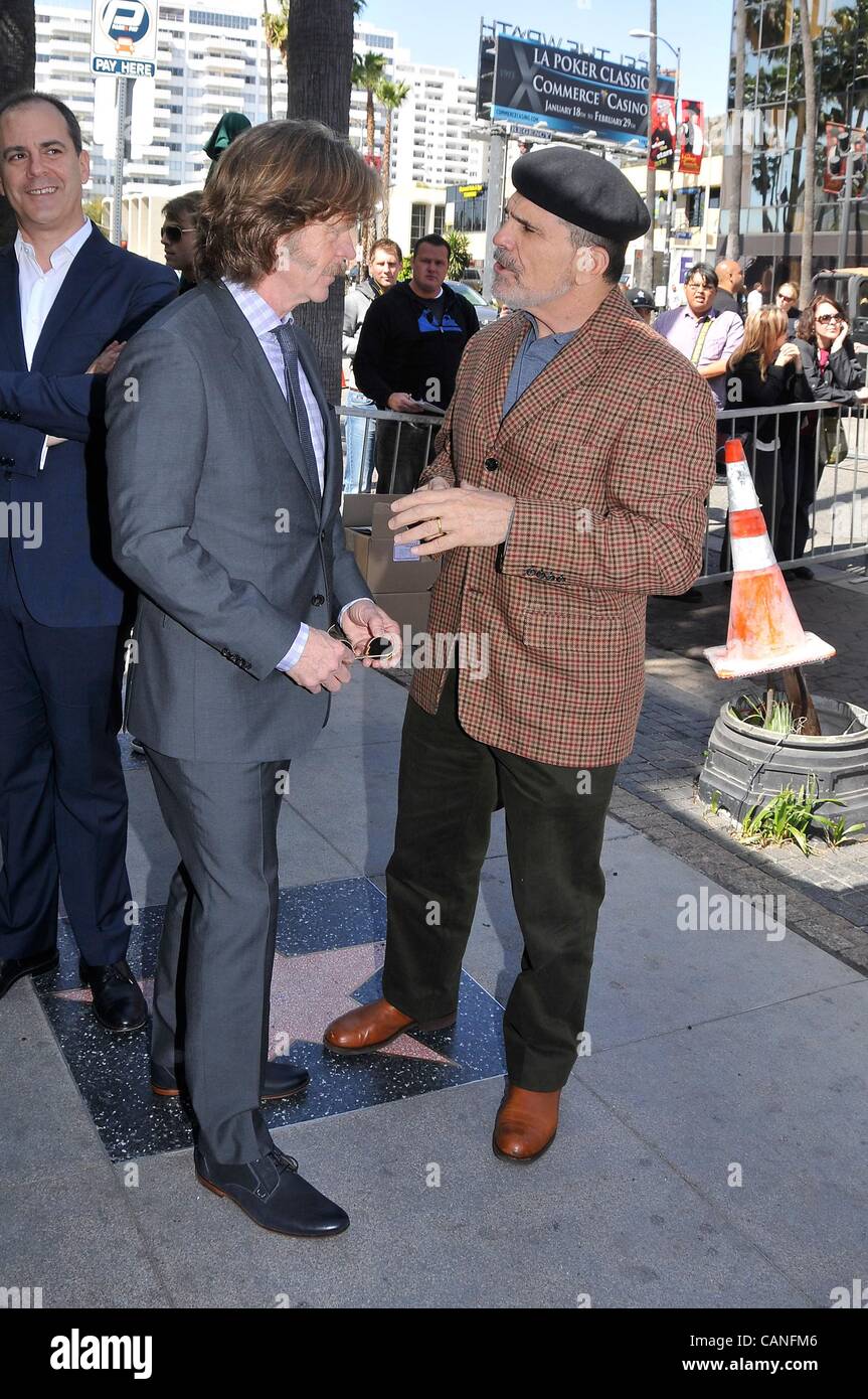 William H. Macy, David Mamet at the induction ceremony for Stars on the ...