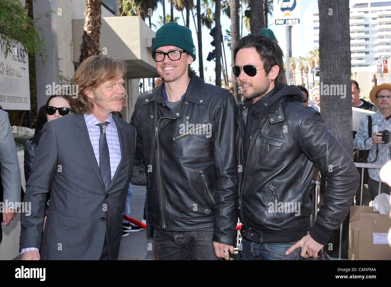 William H. Macy, Steve Howey, Justin Chatwin at the induction ceremony ...
