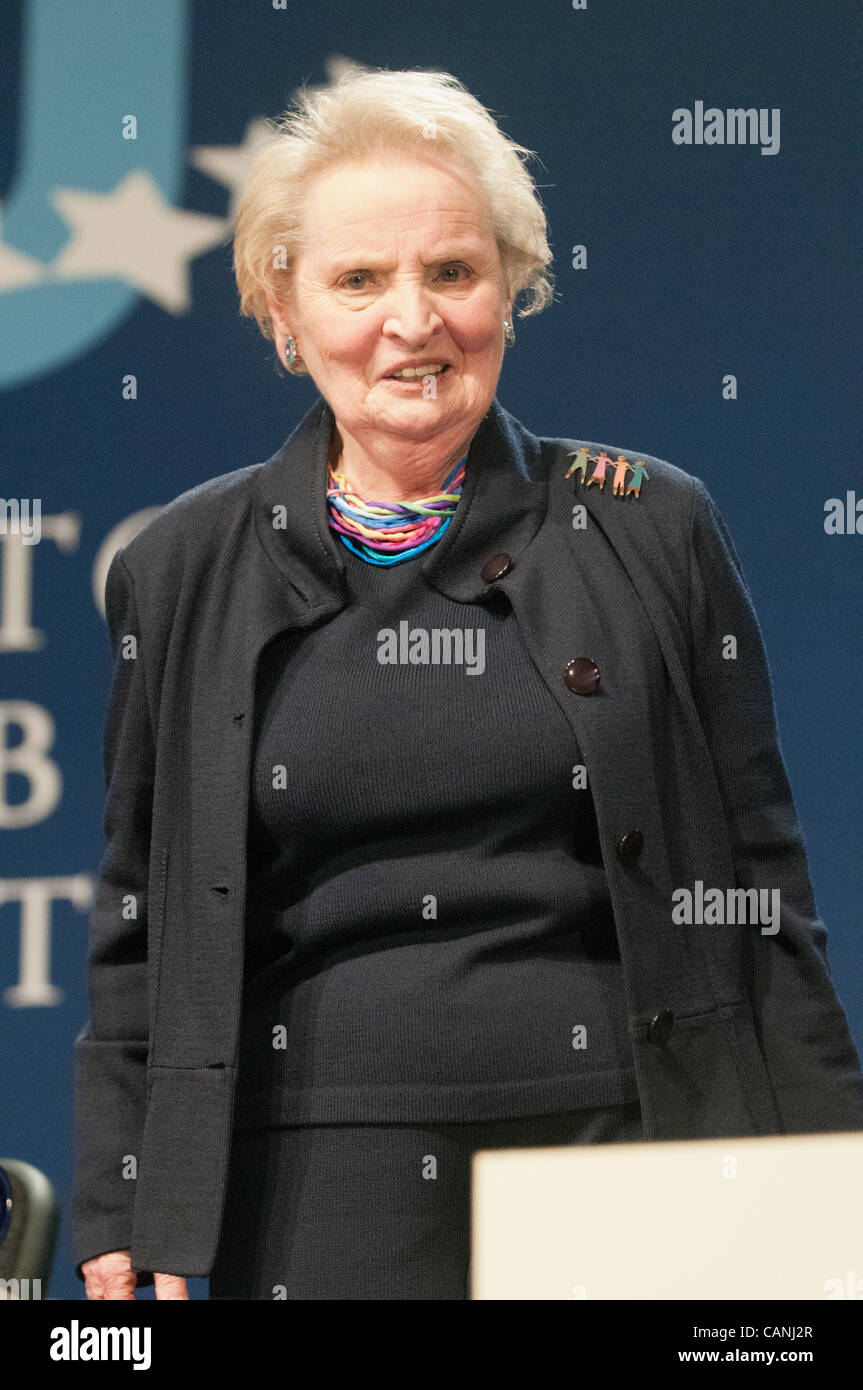 Madeline Albright arrives at the Opening Plenary Session : The Power of ...