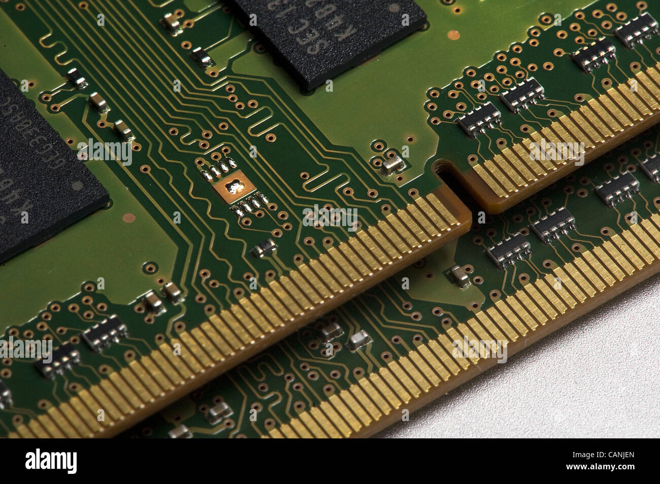 March 31, 2012 - Whitmore Lake, Michigan, U.S - Four gigabytes DDR3 RAM ...