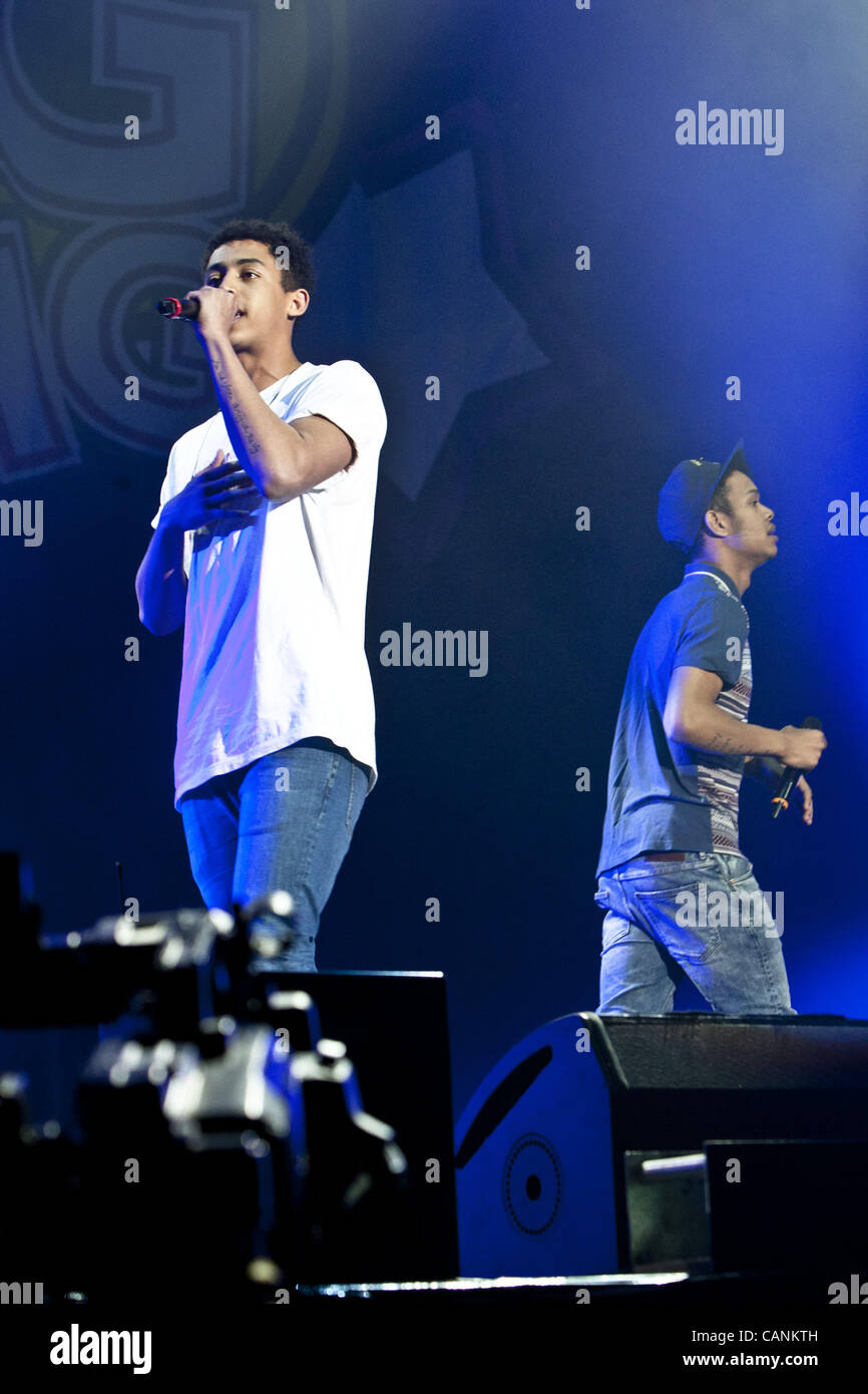 Birmingham - Rizzle Kicks at the Girlguiding UK Big Gig at LG Arena ...