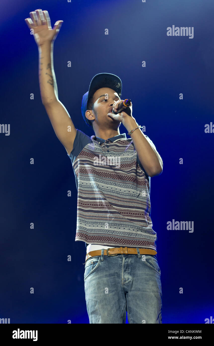 Rizzle Kicks perform at The Girl Guides Big Gig, Birmingham, England ...