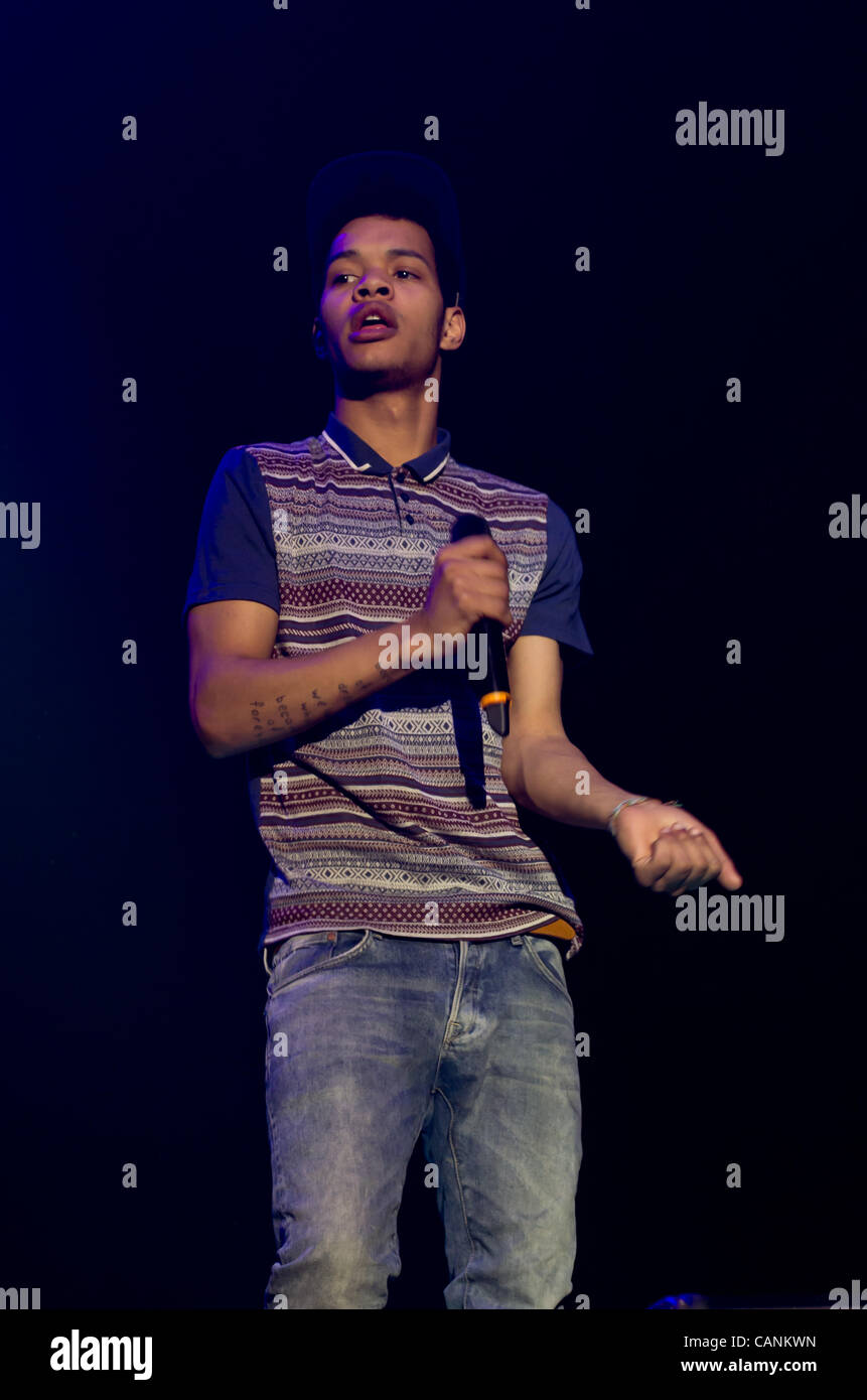Rizzle Kicks perform at The Girl Guides Big Gig, Birmingham, England ...