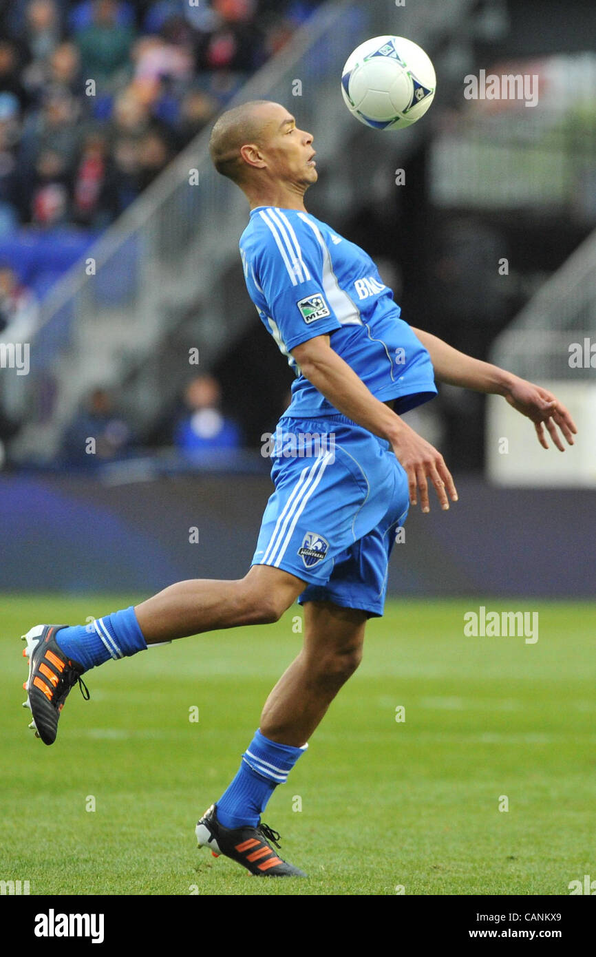 Montreal Impact defender MATTEO FERRARI (13) controls a high ball at ...