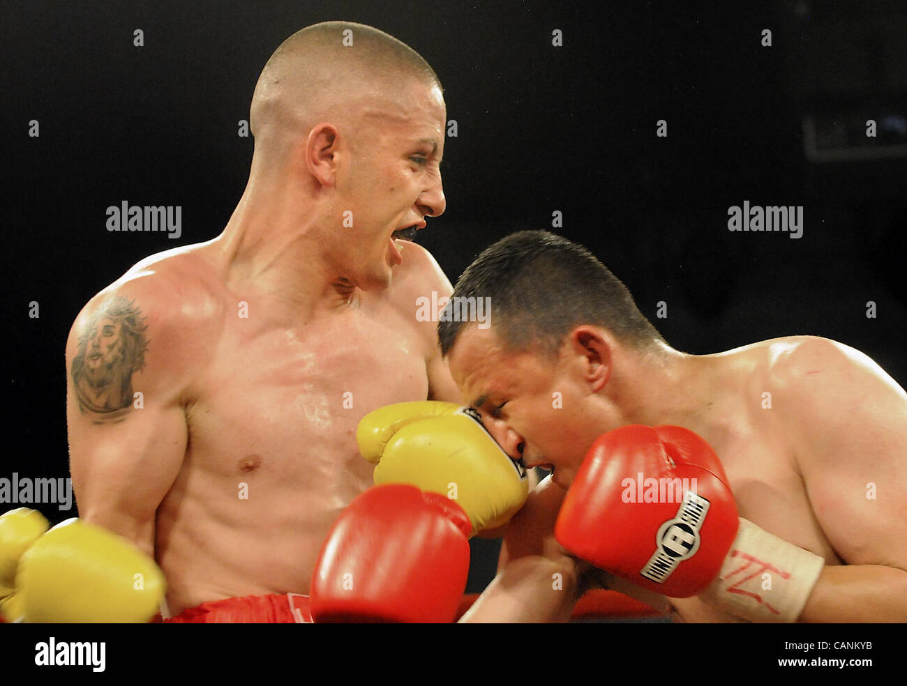 March 31, 2012 - Albuquerque, NM, U.S. - Archie Ray Marquez exchanges ...