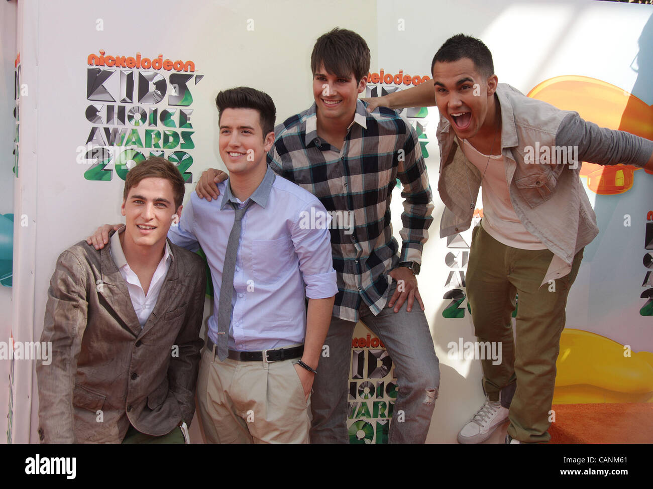 March 31, 2012 - Los Angeles, California, U.S. - BIG TIME RUSH arrives ...