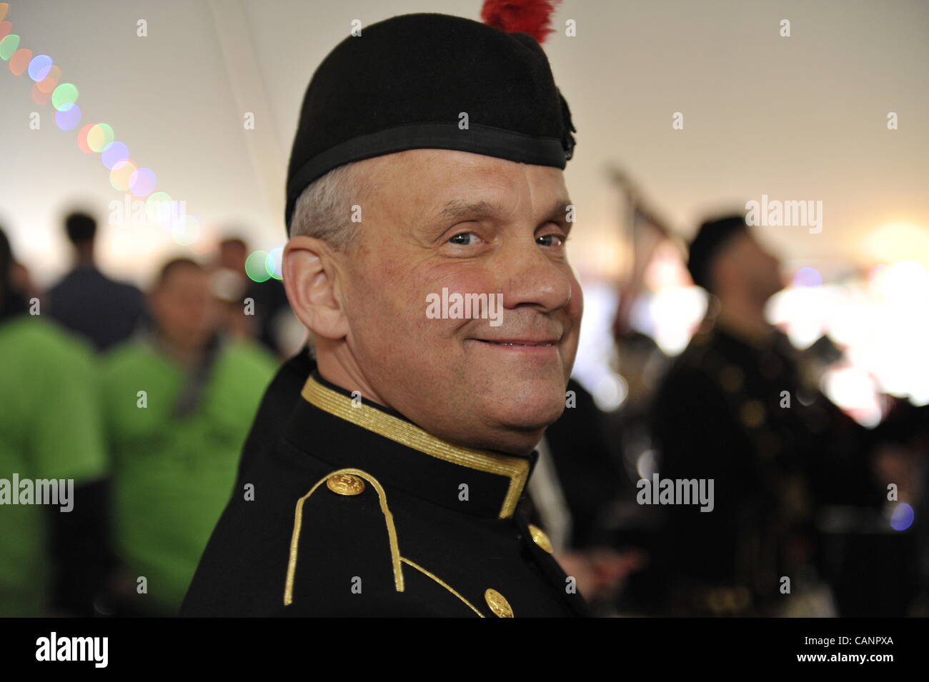 Member of Nassau County Firefighters Pipes and Drums at fund raiser for ...