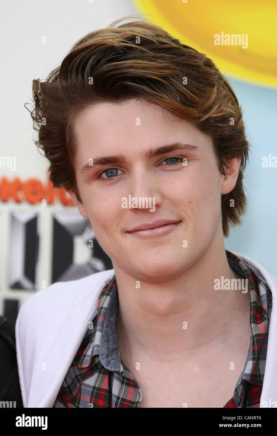 EUGENE SIMON 25TH NICKELODEON KID'S CHOICE AWARDS DOWNTOWN LOS ANGELES ...