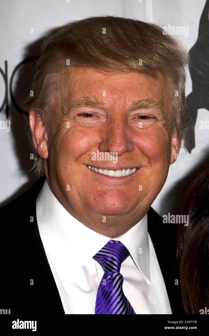 Donald Trump at arrivals for The 2012 Skating with the Stars Benefit ...