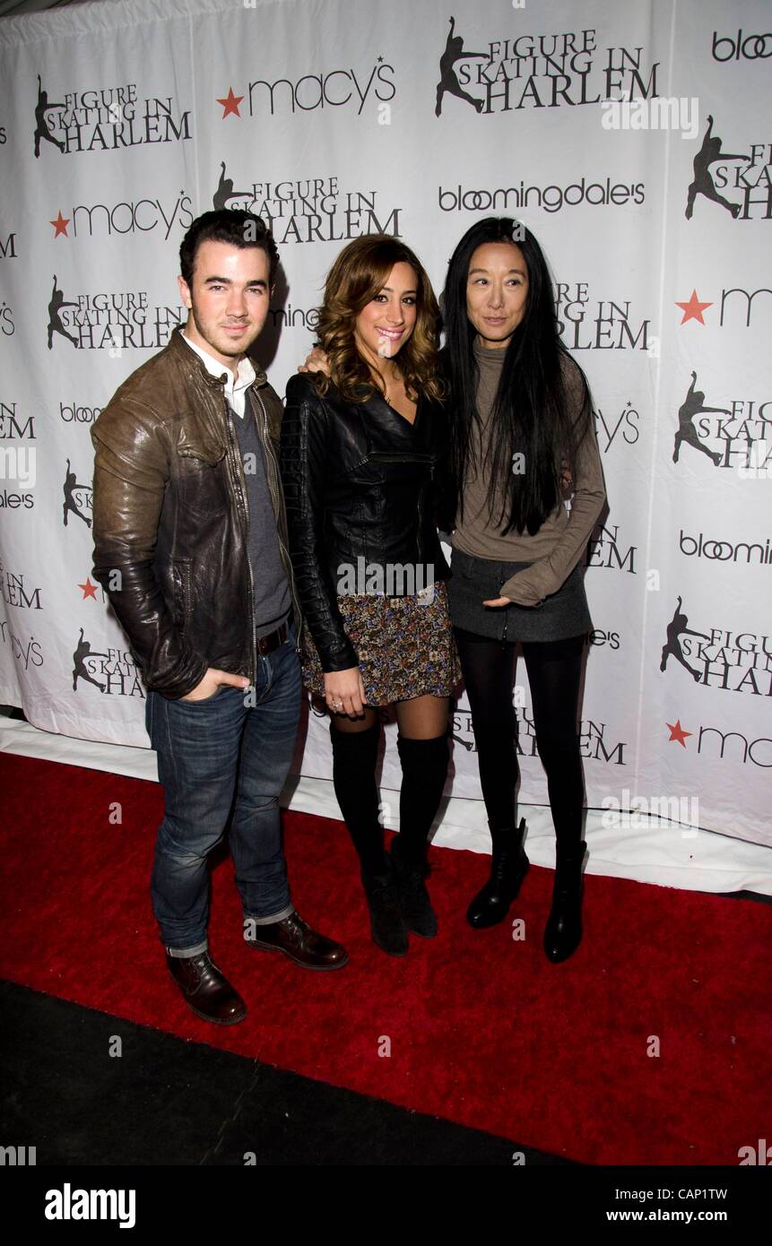 Kevin Jonas, Dani Jonas, Vera Wang at arrivals for The 2012 Skating ...