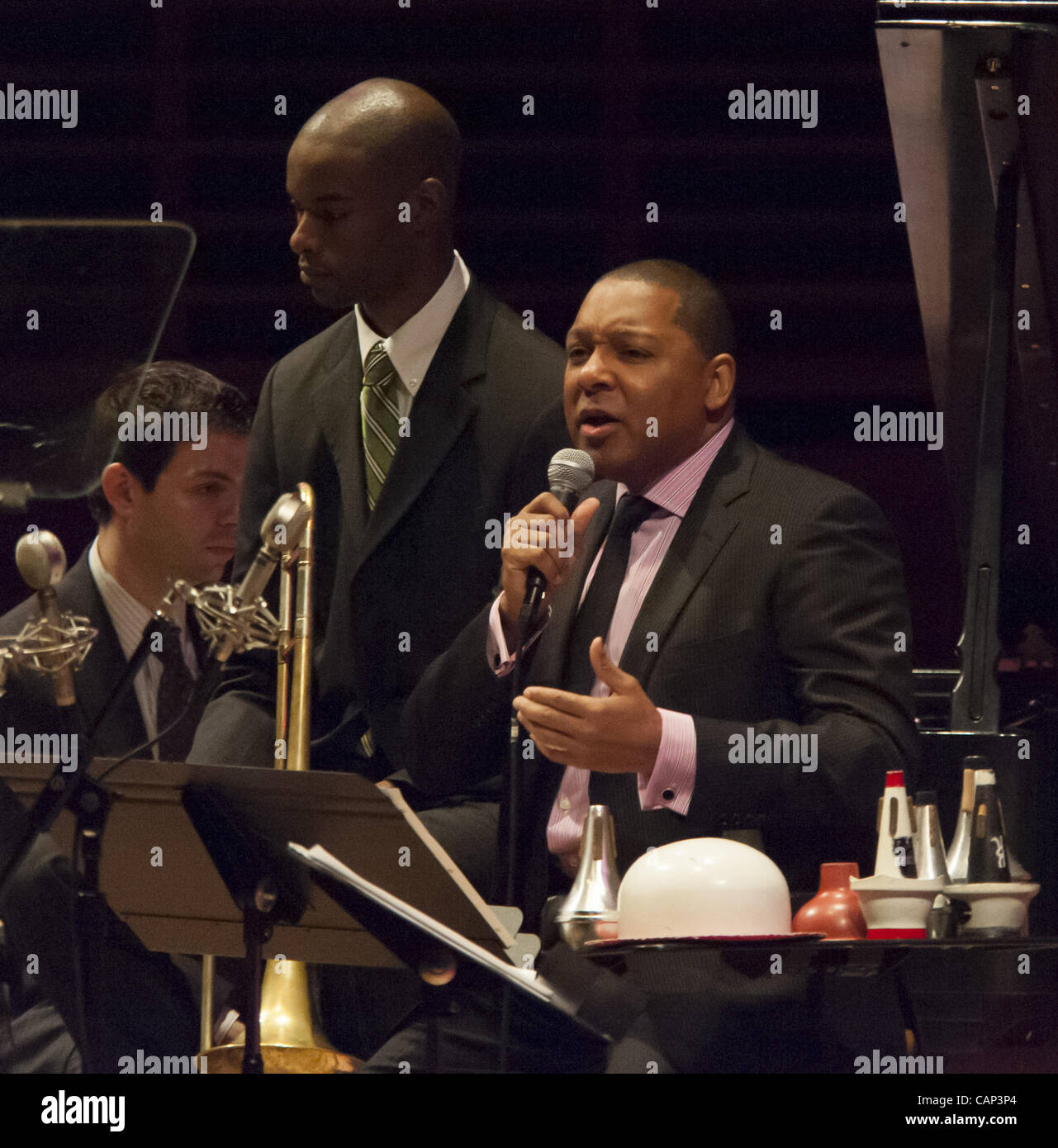 April 3, 2012 - Philadelphia, PA, U.S - WYNTON MARSALIS opens Jazz ...